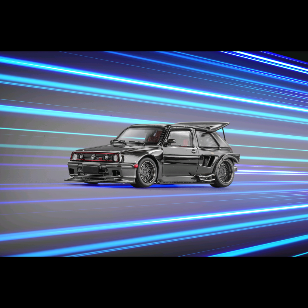 LIBERTY 64 VOLKSWAGEN GOLF MK2 WIDEBODY CHROME BLACK - 1/64 SCALE ...