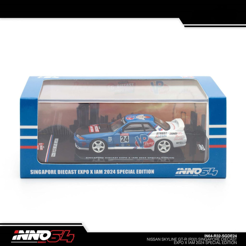 INNO 64 NISSAN SKYLINE GT-R R32 SINGAPORE DIECAST EXPO SPECIAL EDITION ...