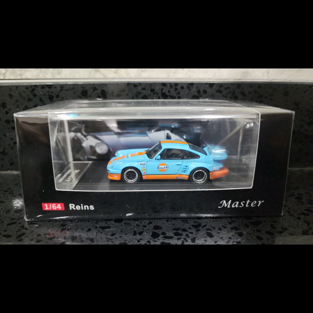 MASTER PORSCHE 911 930 TURBO GULF LIVERY - 1/64 SCALE – DIECAST KINGS SA