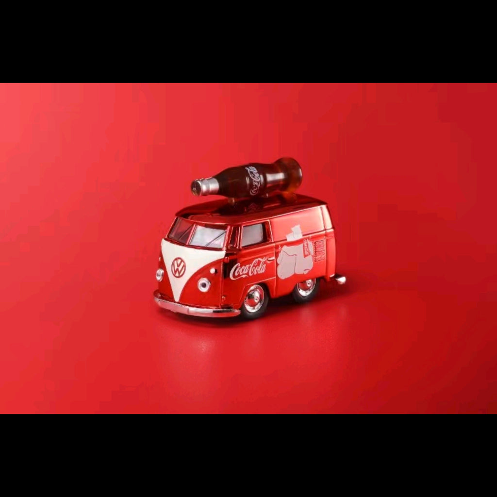 H.Y MODEL 1960 VOLKSWAGEN T1 COCA-COLA LIVERY WITH COKE BOTTLE - 1/64 ...